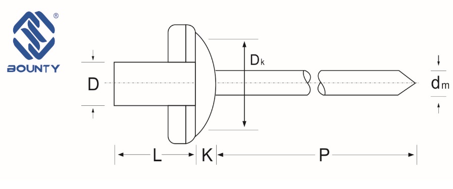 Closed End Self Sealing Rivets - WUXI MAYSHEE STAINLESS STEEL BLIND RIVETS